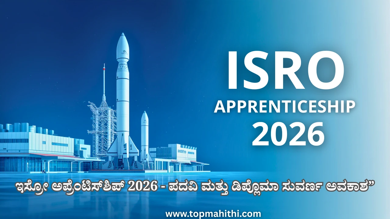 ISRO IPRC Apprenticeship 2026 | 100 ಅಪ್ರೆಂಟಿಸ್ ಹುದ್ದೆಗಳು | ₹9,000 ...